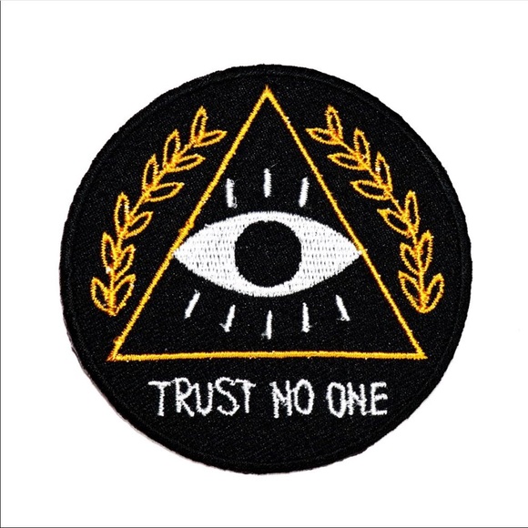 Accessories | Illuminati Patch Iron On Trust Noone Diy Pyramid | Poshmark